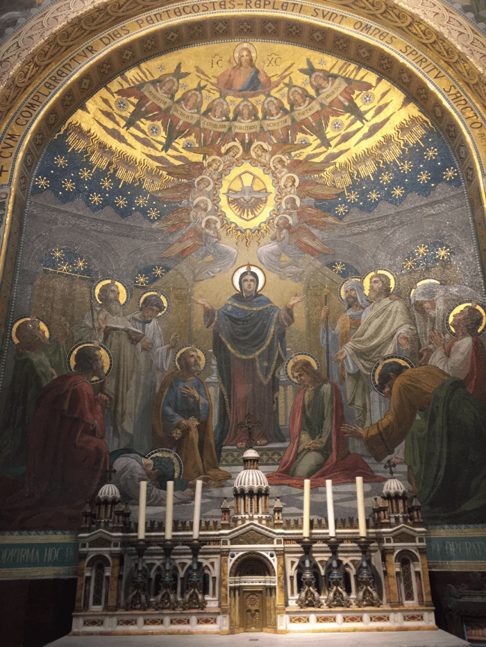 Third Glorious Mystery: The Descent of the Holy Spirit on the Apostles ...